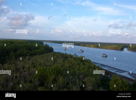 Aerial View Of The Sundarbans A Unesco World Heritage Site And A