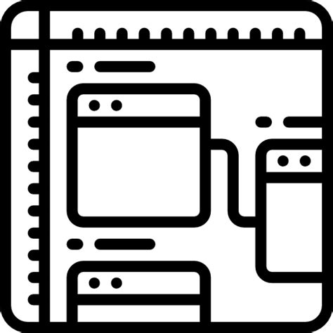 Wireframe Basic Miscellany Lineal Icon Wireframe Basic Miscellany Lineal Icon