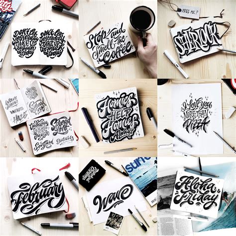 Lettering 2016 Behance