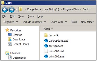 The Following Figure Includes The Content Of The Dart Sdk Folder