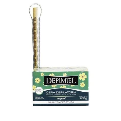 Cera Depilatoria con Aloe Vera Depimiel en Lata Matías González