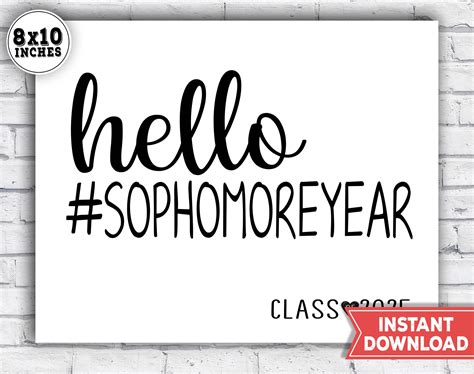 1st Day Of Sophomore Year First Day Of 10th Grade 2022 Etsy School Signs Freshman Year