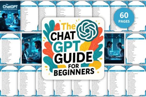 📘 the chatgpt guide for beginners graphic by munjixpro · creative fabrica