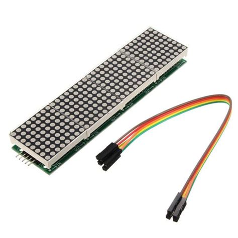 módulo 4 matrizes de led 8x8 com max7219 makerhero