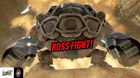1st Boss Fight Octobot King L3 Gs Splatoon 3 Gameplay Youtube
