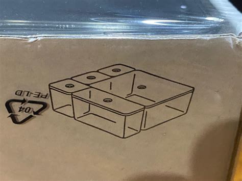 New Ikea Godmorgon Box With Lid Set Of 5 Smoked 24x20x10 Cm