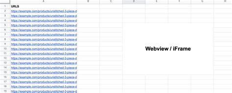 Is It Possible To Display An Iframe Or Webview In Google Sheets Stack