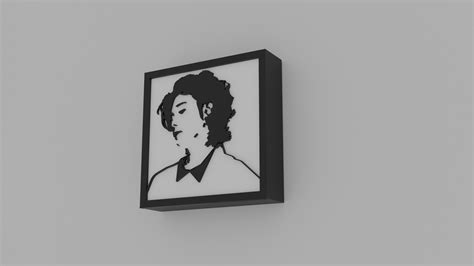 Stl File Image Suga Bts Cube Lamp 🔦 ・3d Printing Idea To Download
