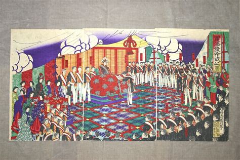 憲法発布式之図 文化遺産オンライン
