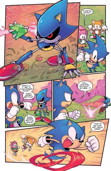 Sneak Peek Idw Publishings Sonic The Hedgehog 30th Anniversary
