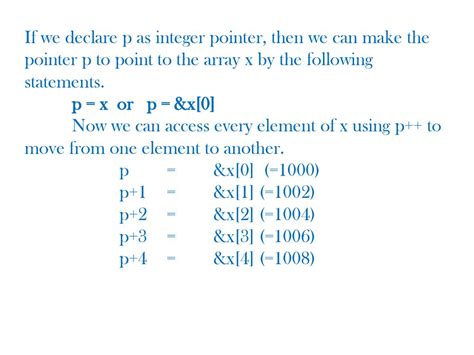 Chapter 5 Pointers Visit To More Learning Resources Ppt Download
