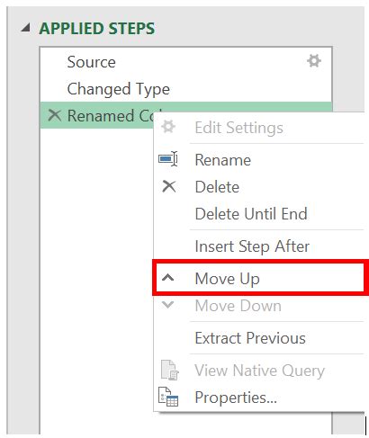已应用步骤 Power Query Microsoft Learn