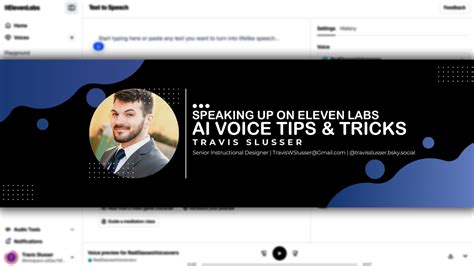 Speaking Up On Eleven Labs Ai Voiceover Tips And Tricks