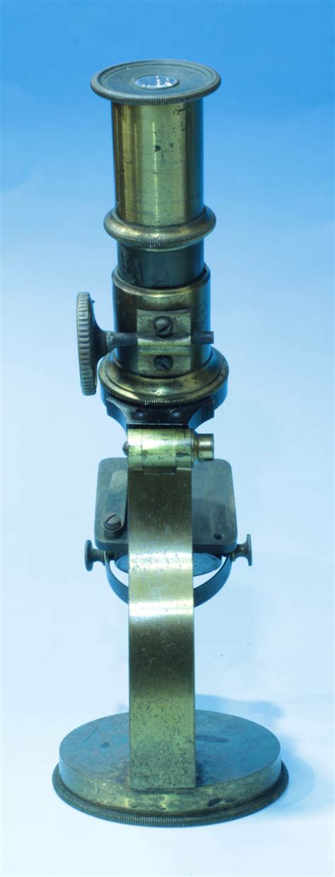 Small Inclinable French Microscope