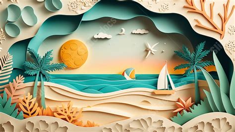 Autumn Cute Illustration Paper Cut Powerpoint Background For Free Download Slidesdocs