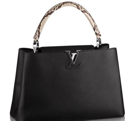 Louis Vuitton Capucines MM With Python Handle Exotic Excess