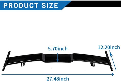 Buy Auraroad Rear Spoiler Compatible With 2018 2022 8th Gen Camry Le Se