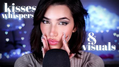 ASMR Kisses, Whispers and Visual Triggers for the Best Sleep! - YouTube