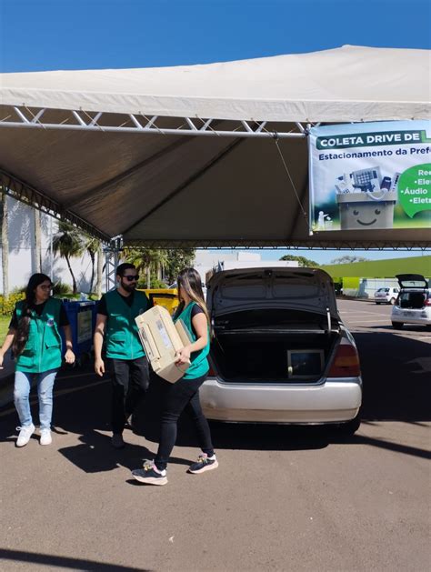 Secretaria De Meio Ambiente Realizou Drive Trhu Para Coleta De Lixo