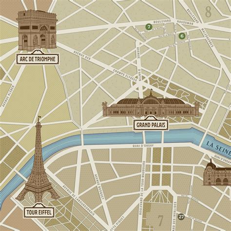 Map Eiffel Tower To Musee Fragonard Map Eiffel Tower Tower