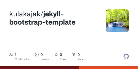 Github Kulakajakjekyll Bootstrap Template