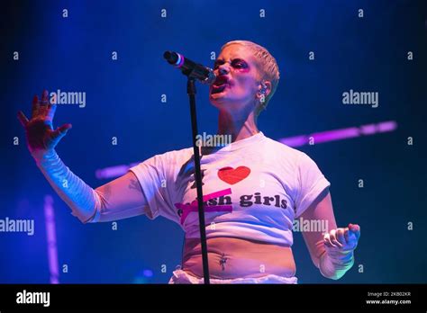 Swedish Singer Karin Dreijer As Fever Ray Performs At Melt Festival