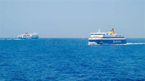 Blue Star Ferries Greek Passanger Transportation Company Providing