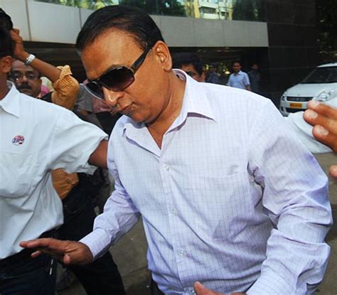 Sunil Gavaskar At The Bcci Headquarters
