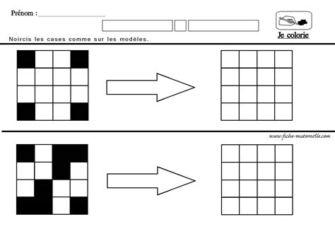 Reproduire Un Quadrillage En MS GS Et CP