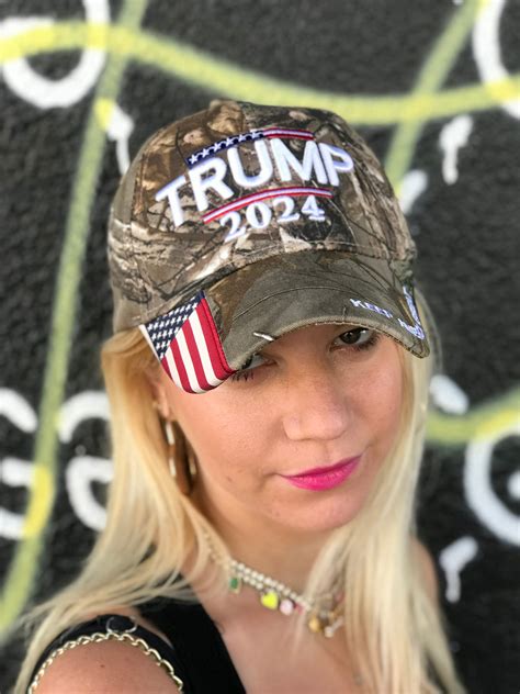 Donald Trump 2024 Maga Hat Cap Cameo Usa Kag Make Keep America Etsy