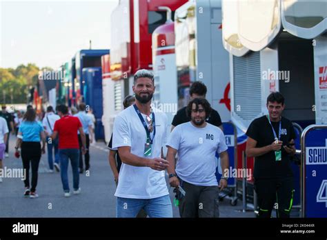 Olivier Giroud Fra Ac Milan Player During Formula 1 Pirelli Gran