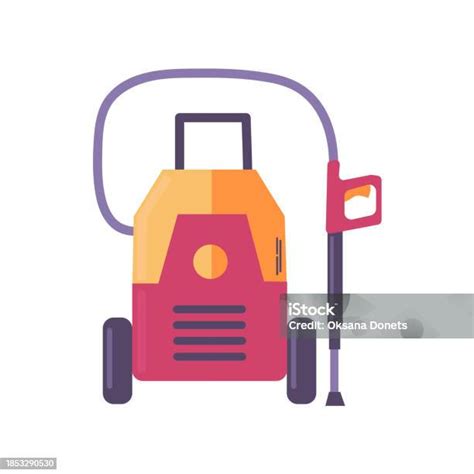 Tekanan Mesin Cuci Ikon Clipart Avatar Logotype Ilustrasi Vektor