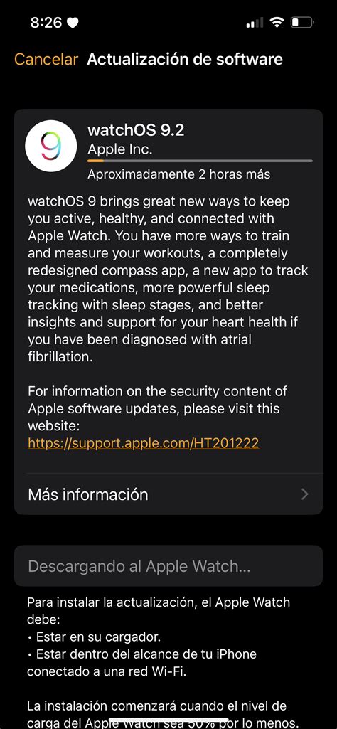 No Puedo Actualizar Mi Apple Watch A W Comunidad De Apple