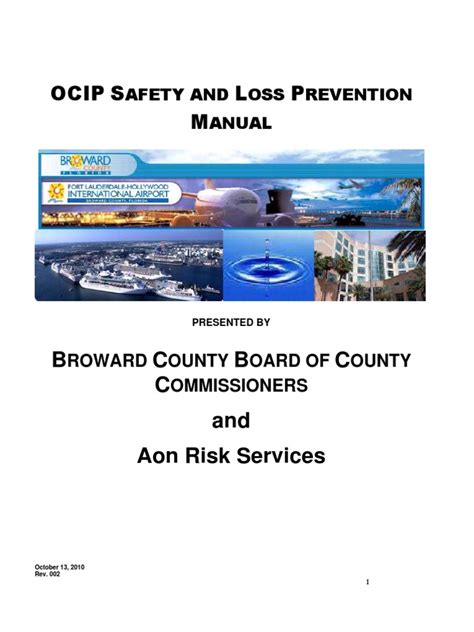 Ocip Safety Manual Pdf General Contractor Safety