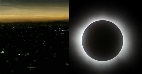 Eclipse de abril así se oscureció en Mazatlán por el fenómeno astronómico