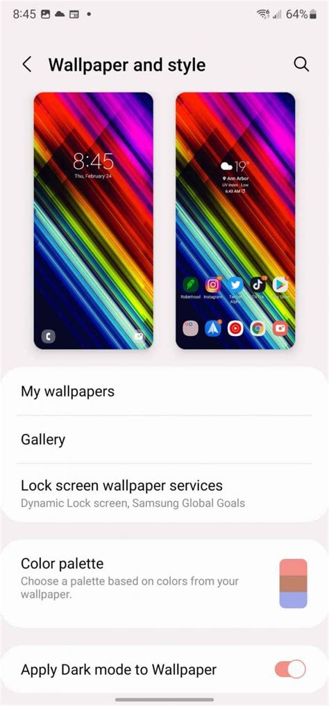Come Cambiare La Tavolozza Dei Colori Su Samsung Galaxy S22 Notizie In Webshake