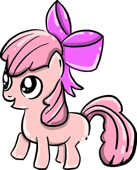 Pink Pony Illustration Vector On White Background Vector Art At Vecteezy