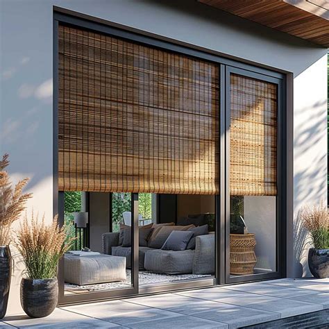 48 Elegant Window Covering Ideas For Sliding Glass Patio Doors