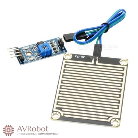 Модуль обнаружения влажности почвы датчик затопления аналоговый и цифровой выходы купить цена