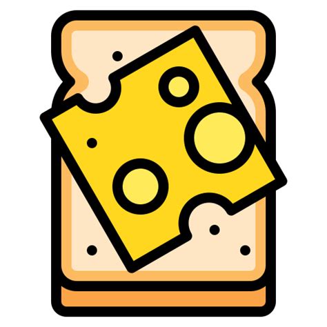 Toast Generic Outline Color Icon
