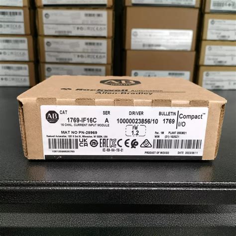 1769 If16c Allen Bradley Compactlogix 16 Analog Current Input Module
