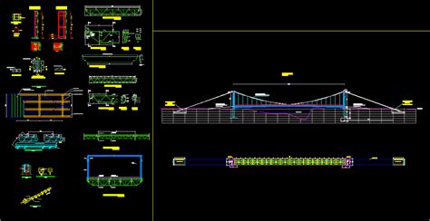 Puente En Dwg 58530 Kb Librería Cad