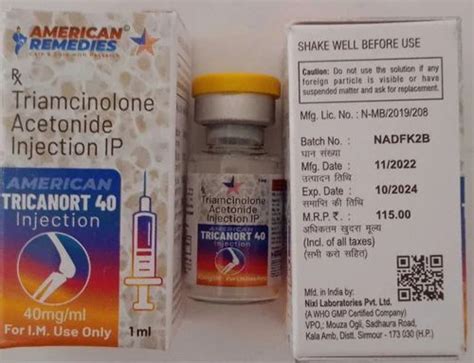 Triamcinolone Acetonide Injection At ₹ 665 Piece Triamcinolone