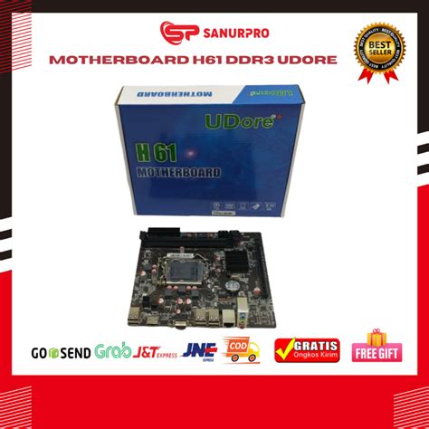 Jual Motherboard H61 Ddr3 Udore Shopee Indonesia