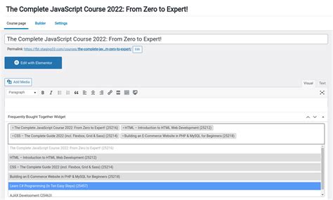 Frequently Bought Together Plugin Frequently Bought For Learndash Saffiretech