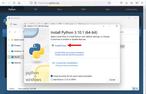 Downloading Python For Windows Dr Matt C Howard