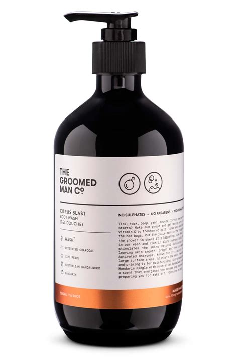 Buy The Groomed Man Co Citrus Blast Body Wash