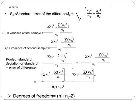T Test Statistic Ppt Standardized Testing Educational Assessment