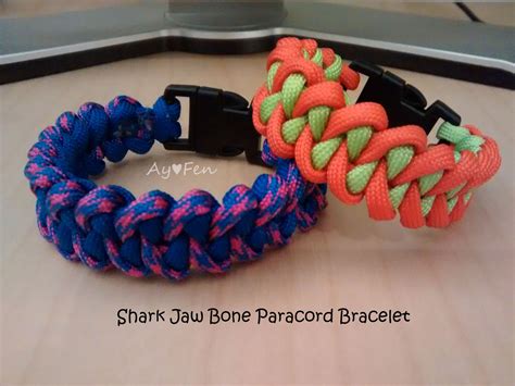 Shark Jaw Bone Paracord Bracelet