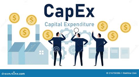 Capex Capital Expenditure Company Investment Money Vector Stock Vector